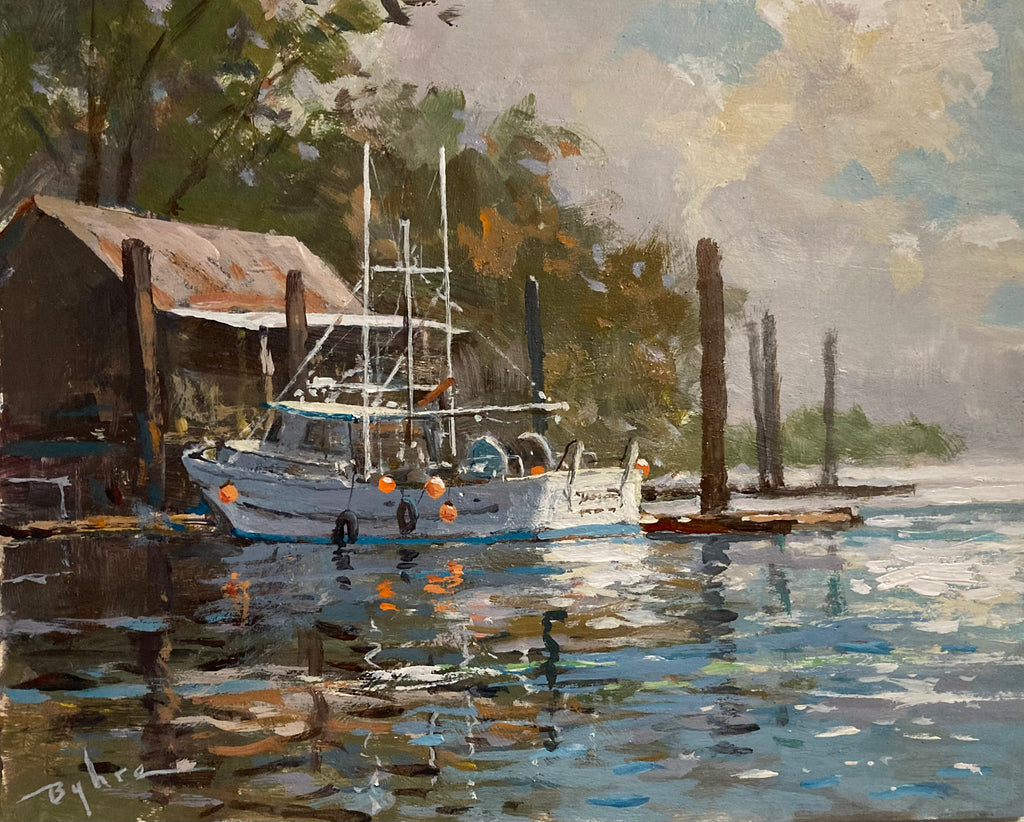 Marine Art by Dale, Vancouver BC. ‘Alongside the River’ – Marine Art by ...