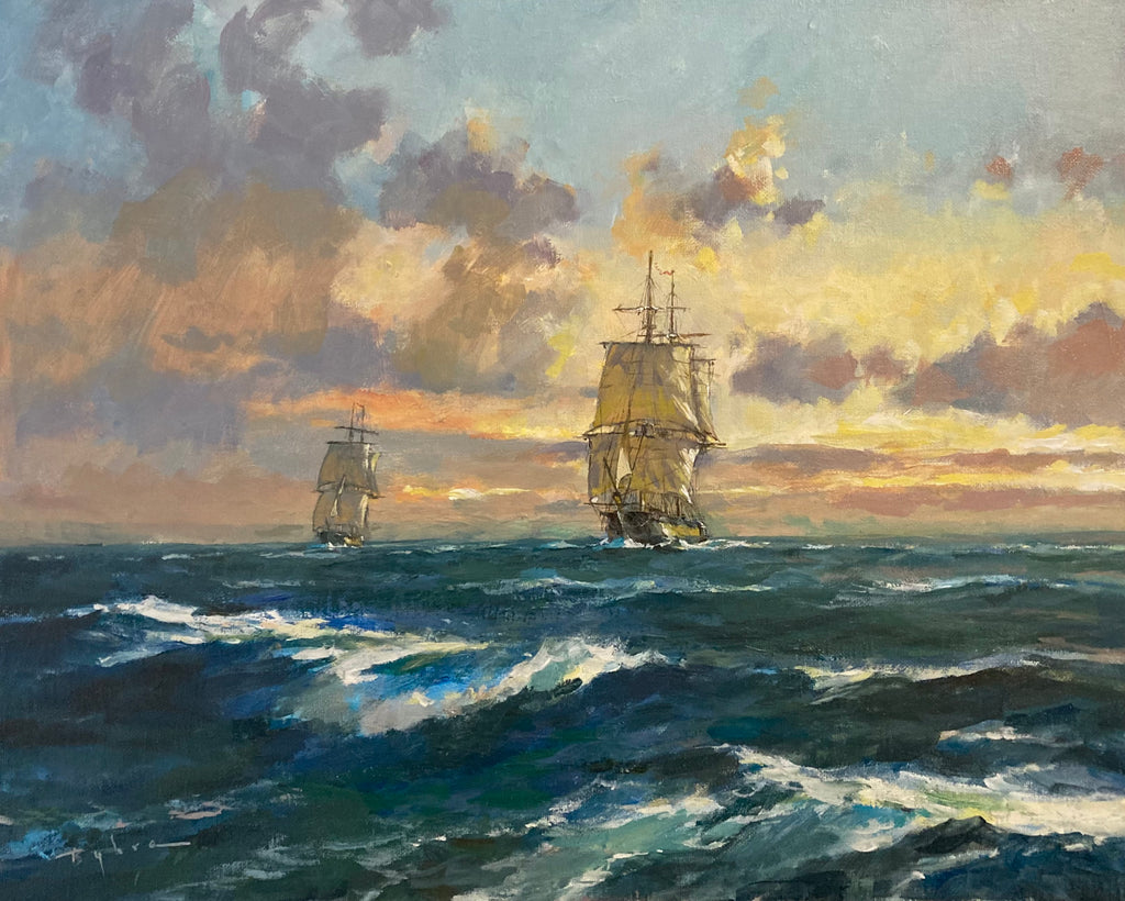 Marine Art by Dale "Discovery and Chatham" – Marine Art by Dale Byhre