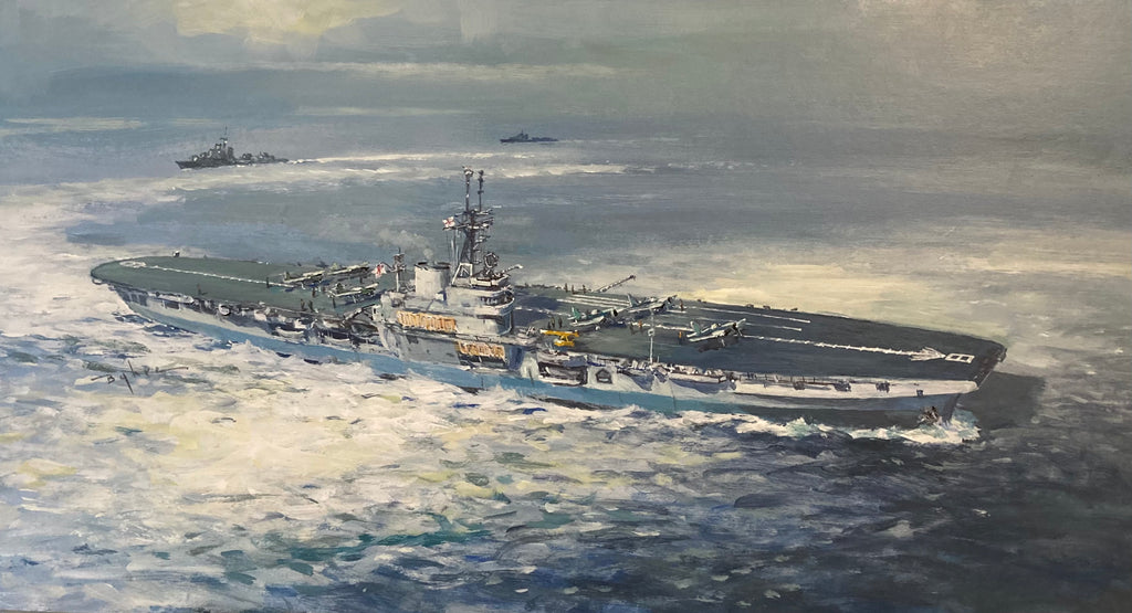 Marine Art by Dale Byhre: 'HMS Vengeance'
