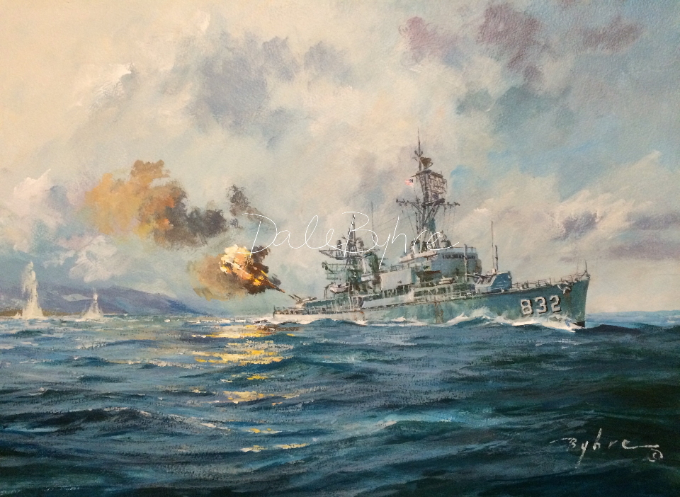 "The USS Hanson off the coast of Vietnam" Artwork by Dale Byhre ...